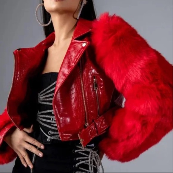 Jackets & Coats | Fur Arm Jacket | Poshmark